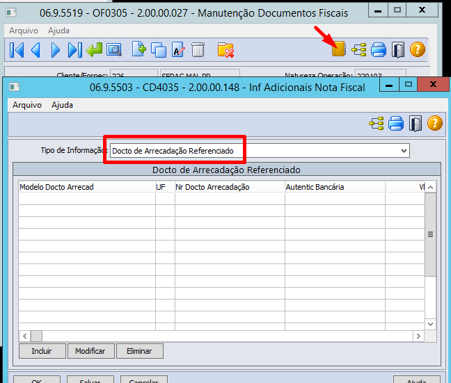 Cross Segmentos - Linha Datasul - MLF - SPED Fiscal - Registro C112 ...