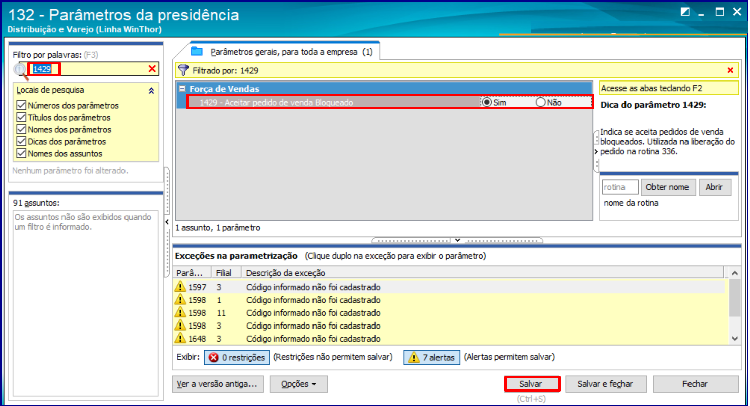 WINT - Cliente bloqueado! Deseja gerar orçamento de venda – Central de ...