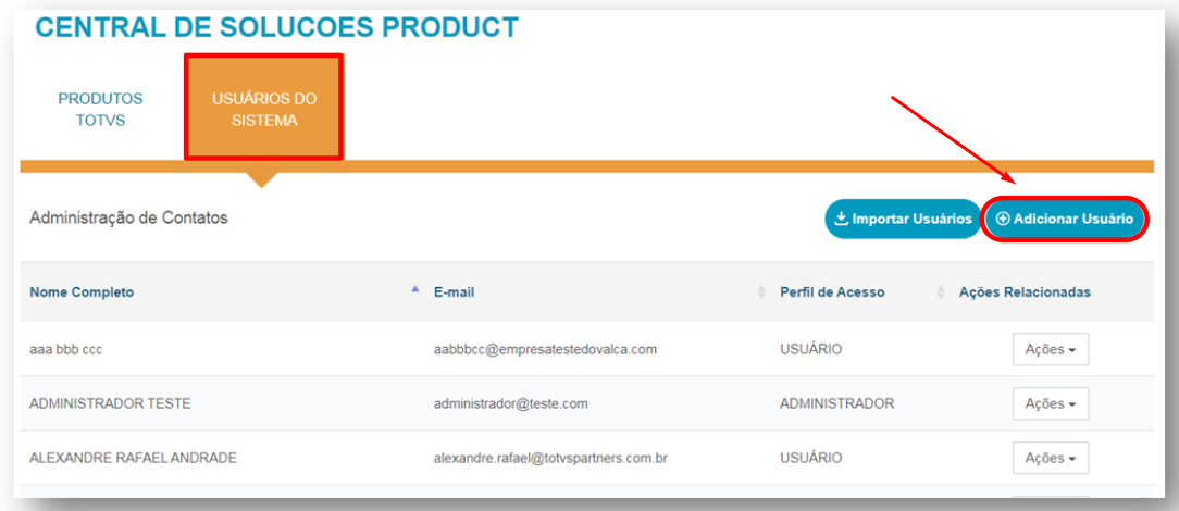 CLOUD - IAAS - Acesso ao T-Cloud – Central de Atendimento TOTVS