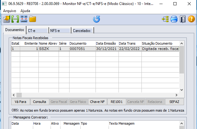 Cross Segmentos - Linha Datasul - MRE - Geração do Grupo Combustível ...