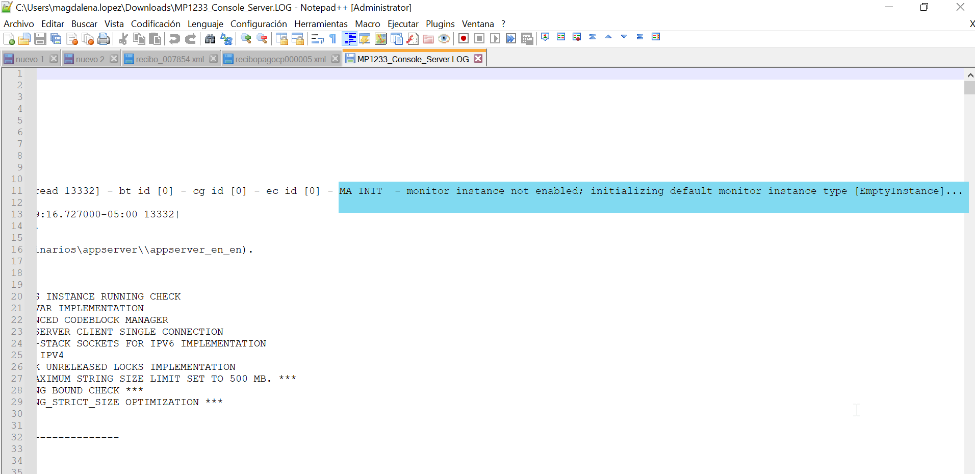 Framework Framework Línea Protheus Mi Appserver Appserver Monitor Instance Not Enabled