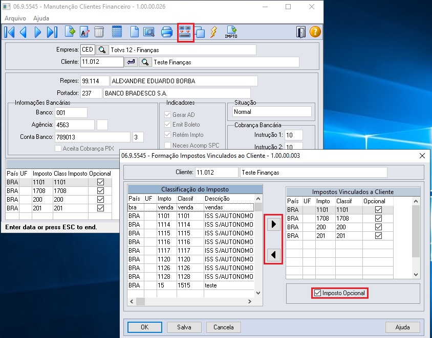 Cross Segmentos - Linha Datasul - ACR - Impostos - Retenção de impostos ...