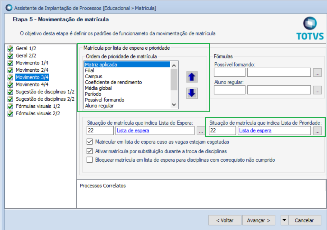 TOTVS Educacional - Educacional - EDU - Matrícula por prioridade – Central de Atendimento TOTVS