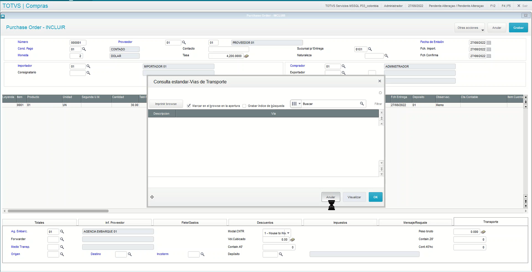 Cross Segmentos - TOTVS BackOffice (Línea Protheus) - MI - Compras ...
