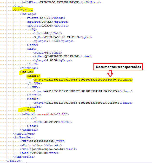 Cross Segmentos - Linha Datasul - MRE - Tratamento para relacionar nota fiscal de saída a um CTe ...
