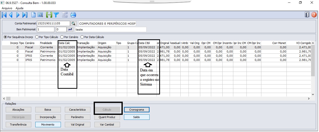 Cross Segmentos - Linha Datasul - FAS - Período não habilitado no ...