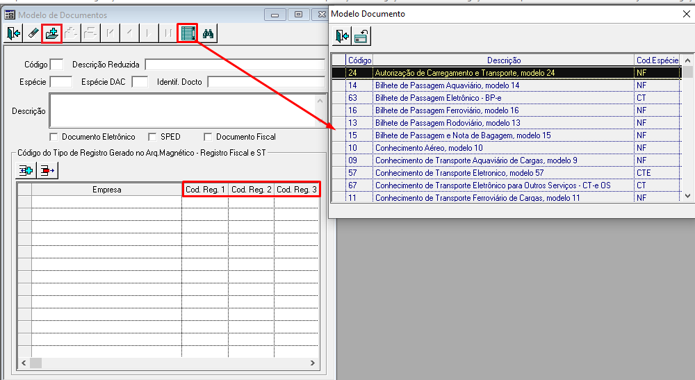 Varejo - Supermercados - Fiscal - Parametrizar registros do Sintegra ...