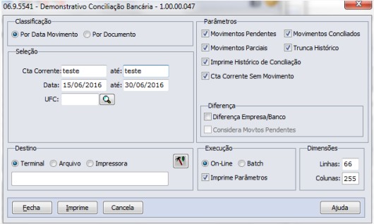 Cross Segmentos - Linha Datasul - CMG - Conciliação Bancária ...