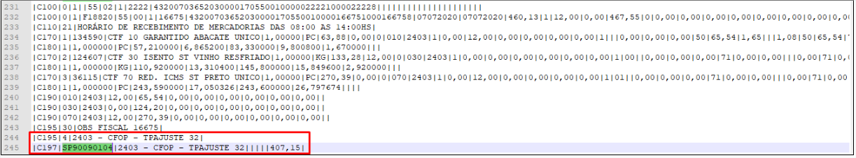 GA -TOTVS VAREJO (Linha Gemco) - SPED FISCAL - Tratamento do ICMS ...
