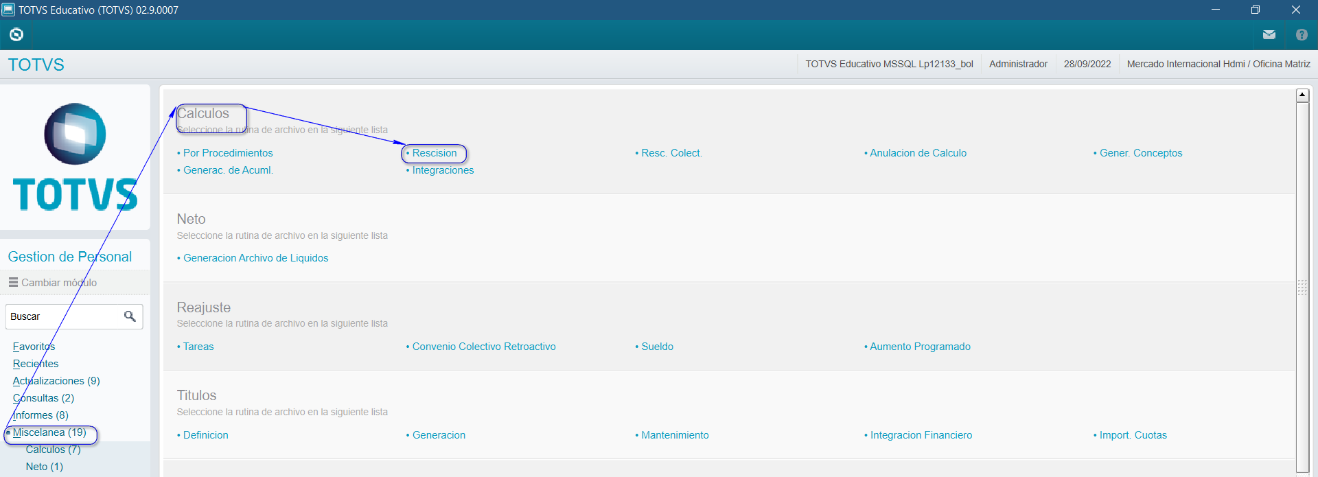 TOTVS RH - TOTVS RH (LINEA PROTHEUS) - MI – Gestión de Personal ...