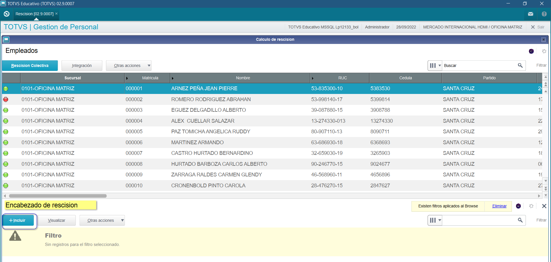 TOTVS RH - TOTVS RH (LINEA PROTHEUS) - MI – Gestión de Personal ...