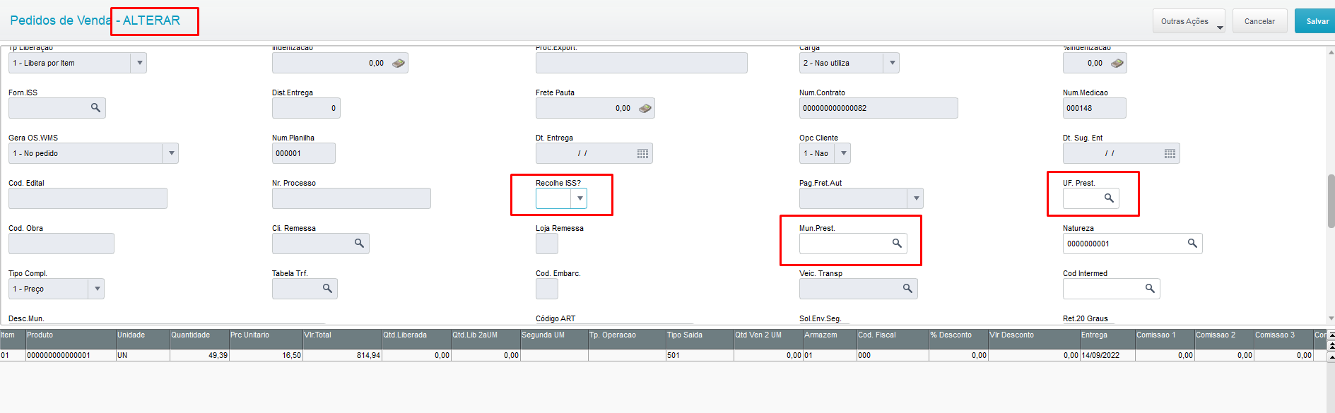 Cross Segmentos - Totvs Backoffice Protheus - SIGAGCT - Campos de ...