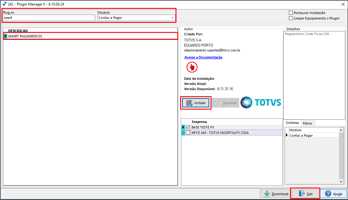 Hospitalidade - TOTVS Backoffice (Linha CMNET) - GLOBAL - Como Instalar ...