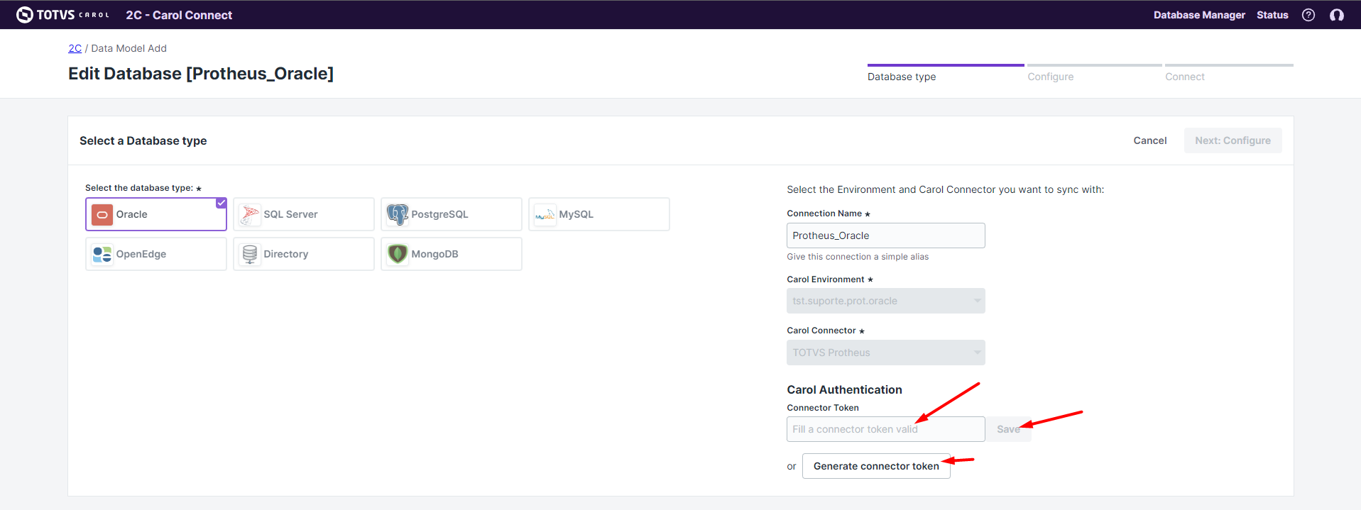TOTVS CAROL - Carol Connect (2C) - O que fazer no caso do erro Error ...