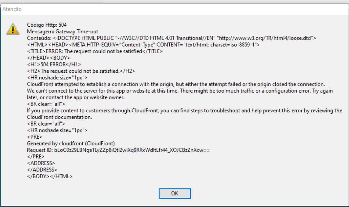 Hospitalidade - TOTVS Backoffice (Linha CMNET) - GLOBAL - Erro de ...