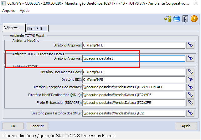 Cross Segmentos - Linha Datasul - MRE - Parametrização para recepção de ...