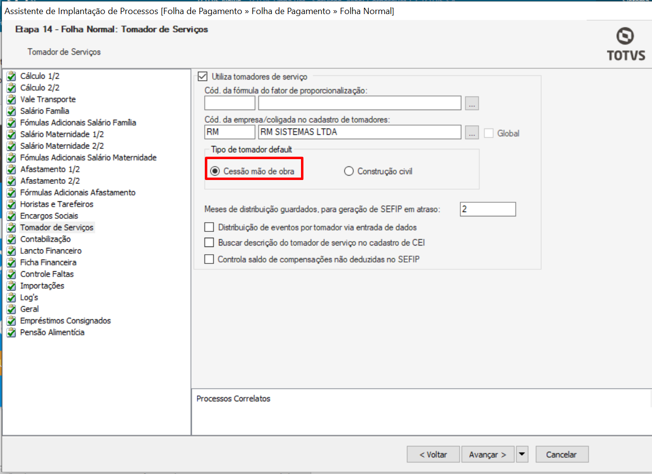 RH - RM - FOP - Geração da SEFIP 150 para afastada licença maternidade ...