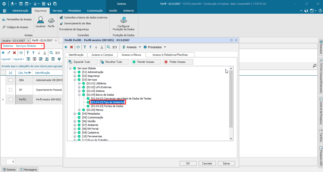 Framework - Linha RM - Frame - Tipo de Ambiente RMAtualizador – Central ...