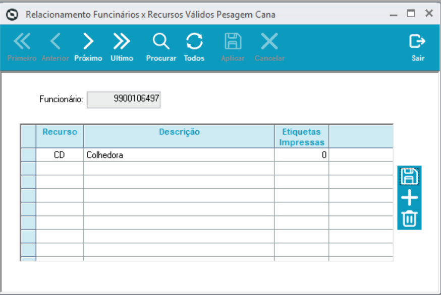 Agro - PIMS CS - CT_ETQBR - Não consigo localizar um funcionário cadastrado no Controlador ...
