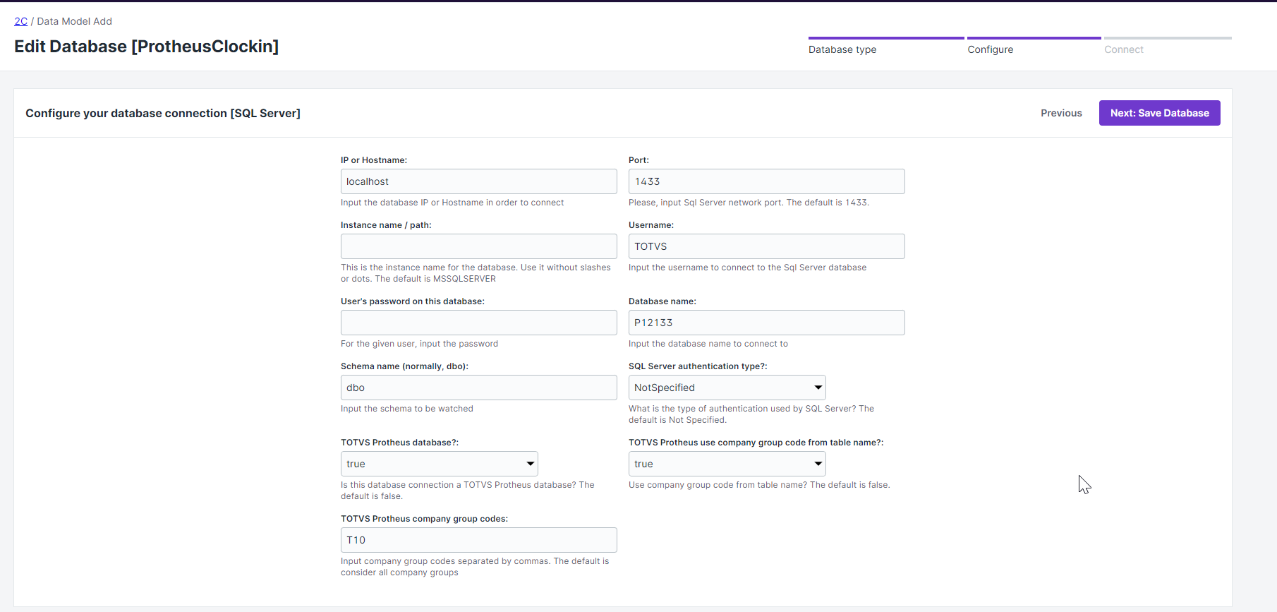 TOTVS CAROL - Carol Connect (2C) - Como visualizar e editar a conexão ...