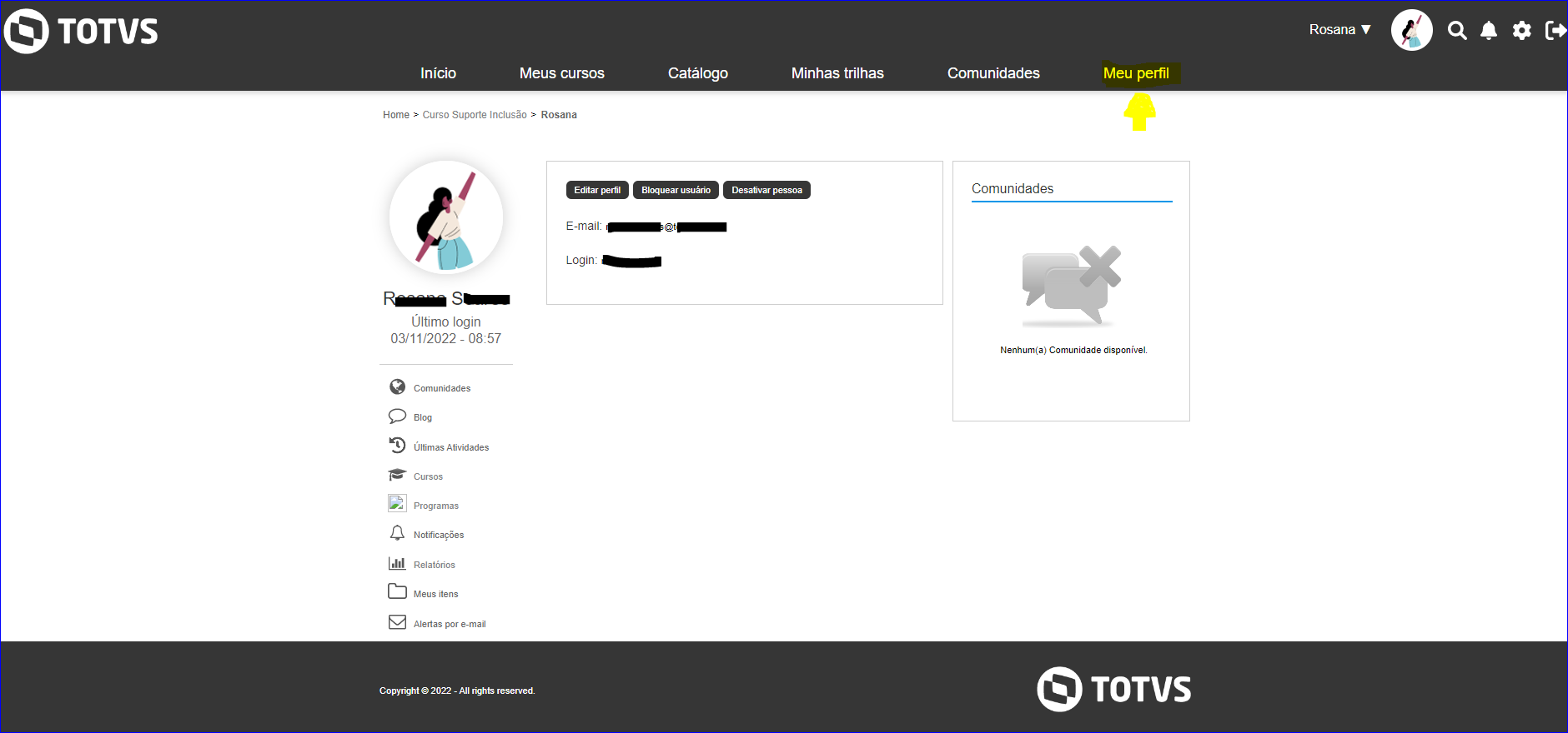 RH - BY AFFEROLAB - LMS - Como acessar o seu Perfil – Central de Atendimento TOTVS
